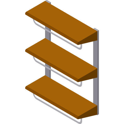 Đóng kệ gỗ giá rẻ - Thi công đặt làm kệ gỗ Hà Nội